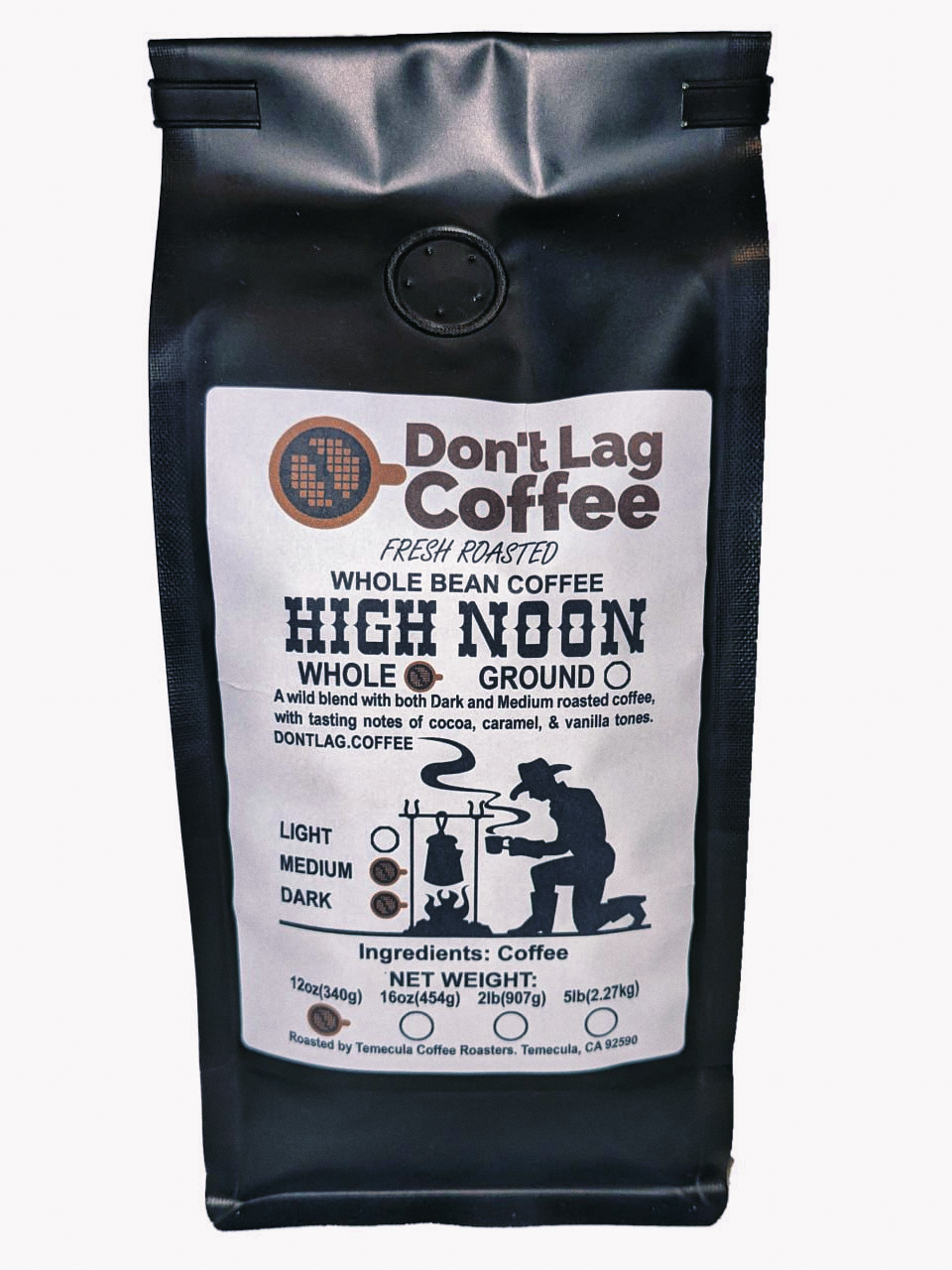 High Noon (Medium/Dark Roast) – Don't Lag Coffee